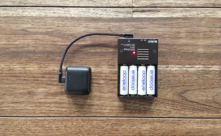 乾電池から1.2Aを供給出来る、バード電子のUSB電源ユニット。DC-Pod | LIFELOG